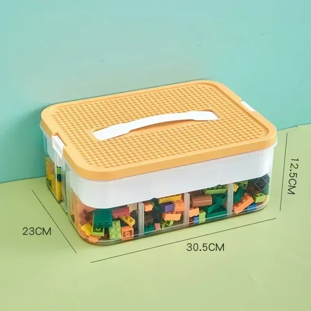 Building Block Lego Storage Box Toy Organizer Box Adjustable ...