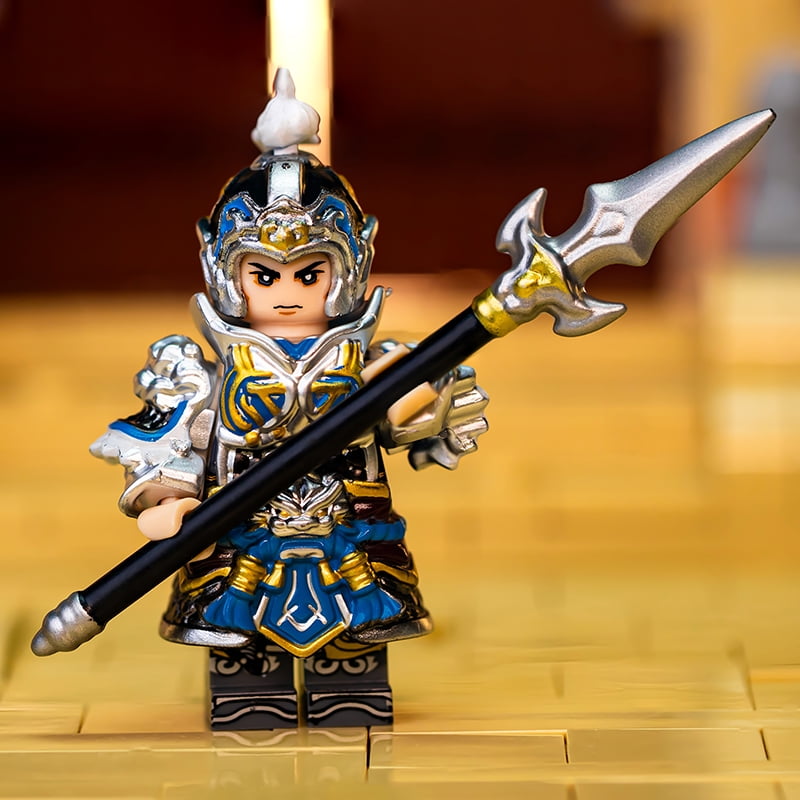 Building Block Man Figurine Three Kingdoms Zhuge Liang Armor Version Lu ...