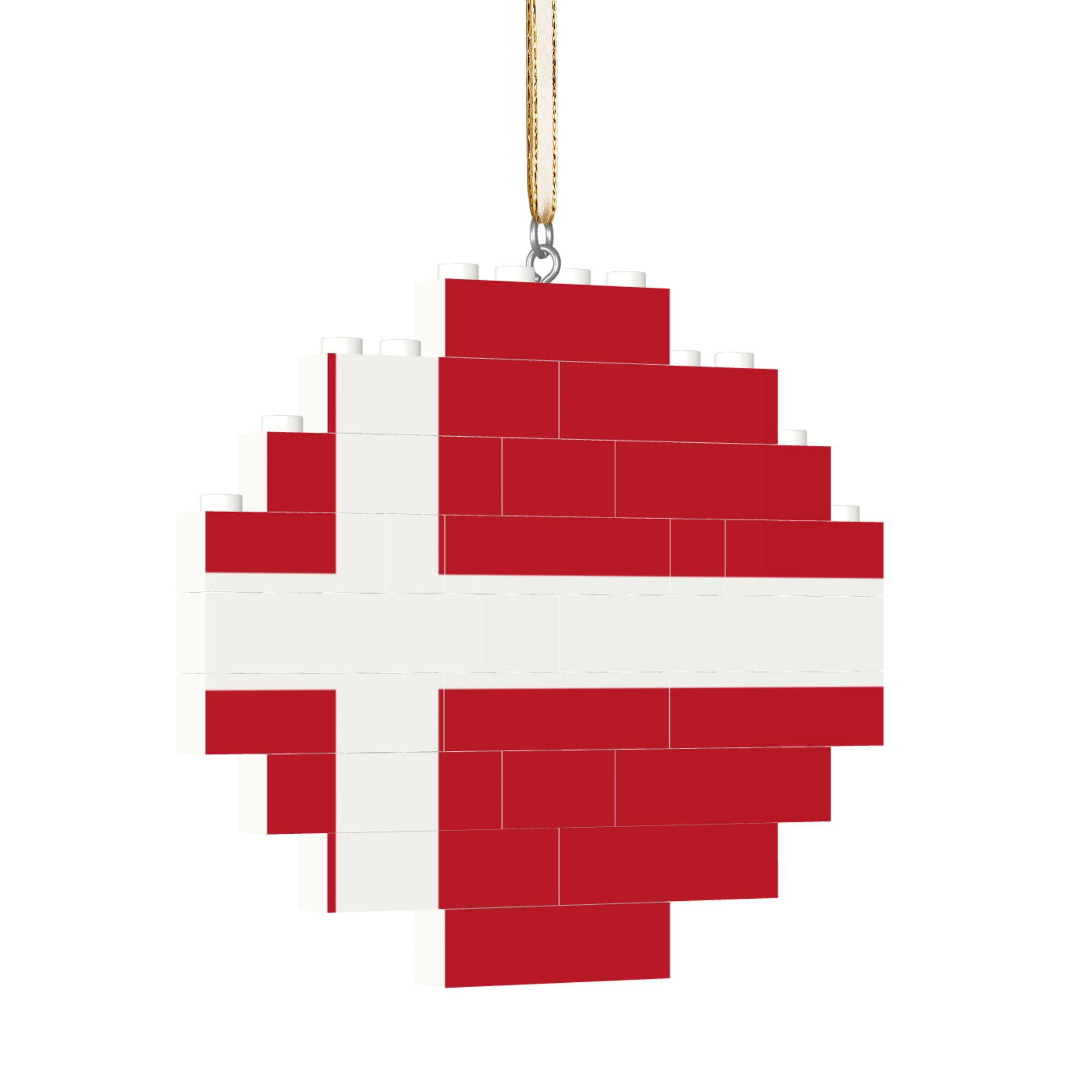 Building Block Puzzle Lozenge Cute National Flag Of Denmark Country ...