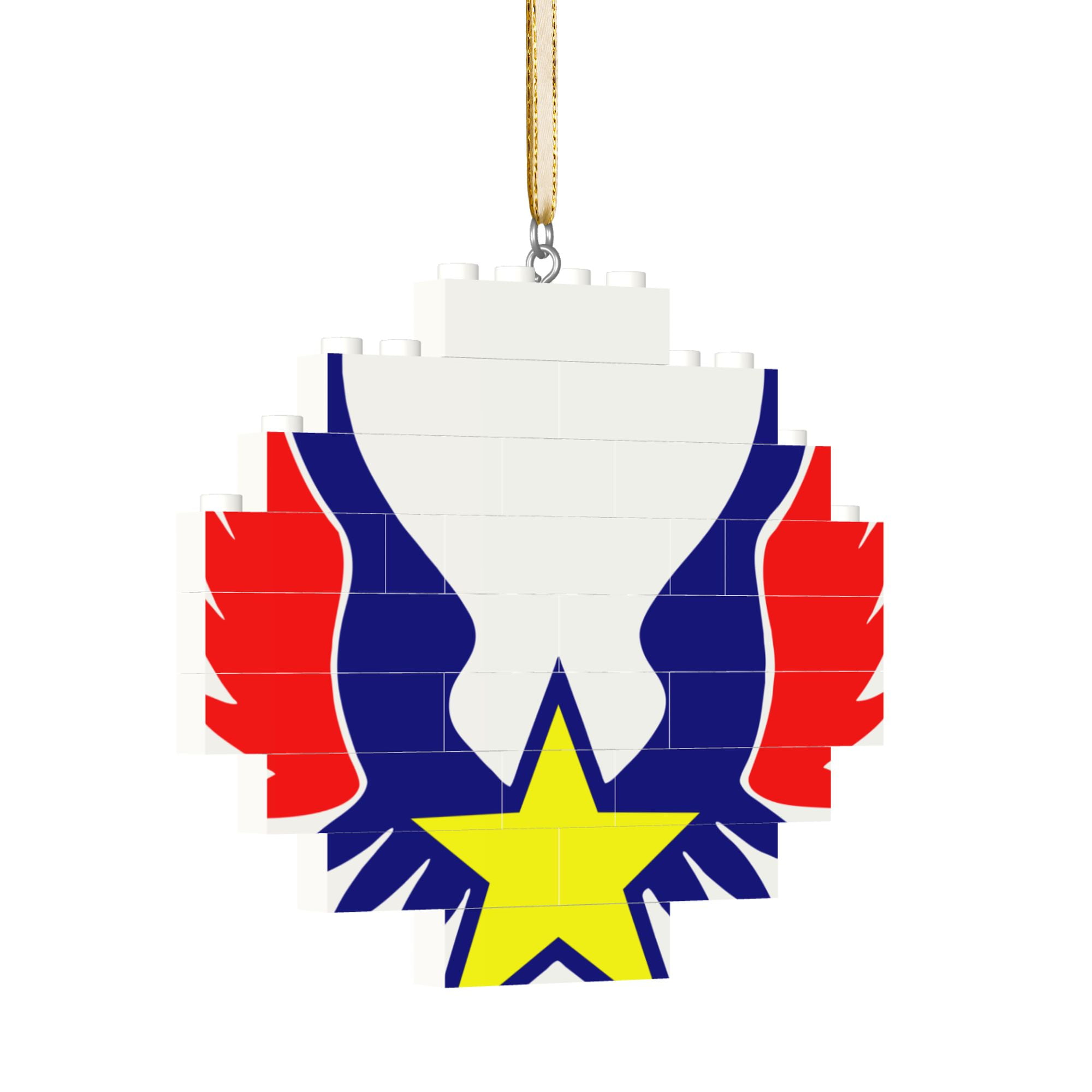 Building Block Puzzle Lozenge Cute Philippine Star Ornament Funny Gifts ...