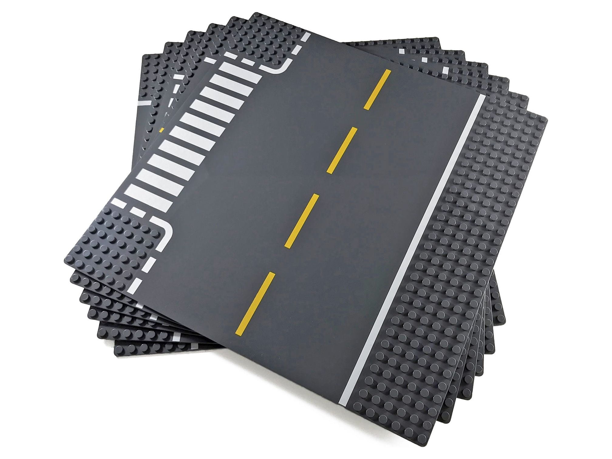 "Building Block Base Plates Set, 10""x10"", Variety Pack (6pcs: 2 ...