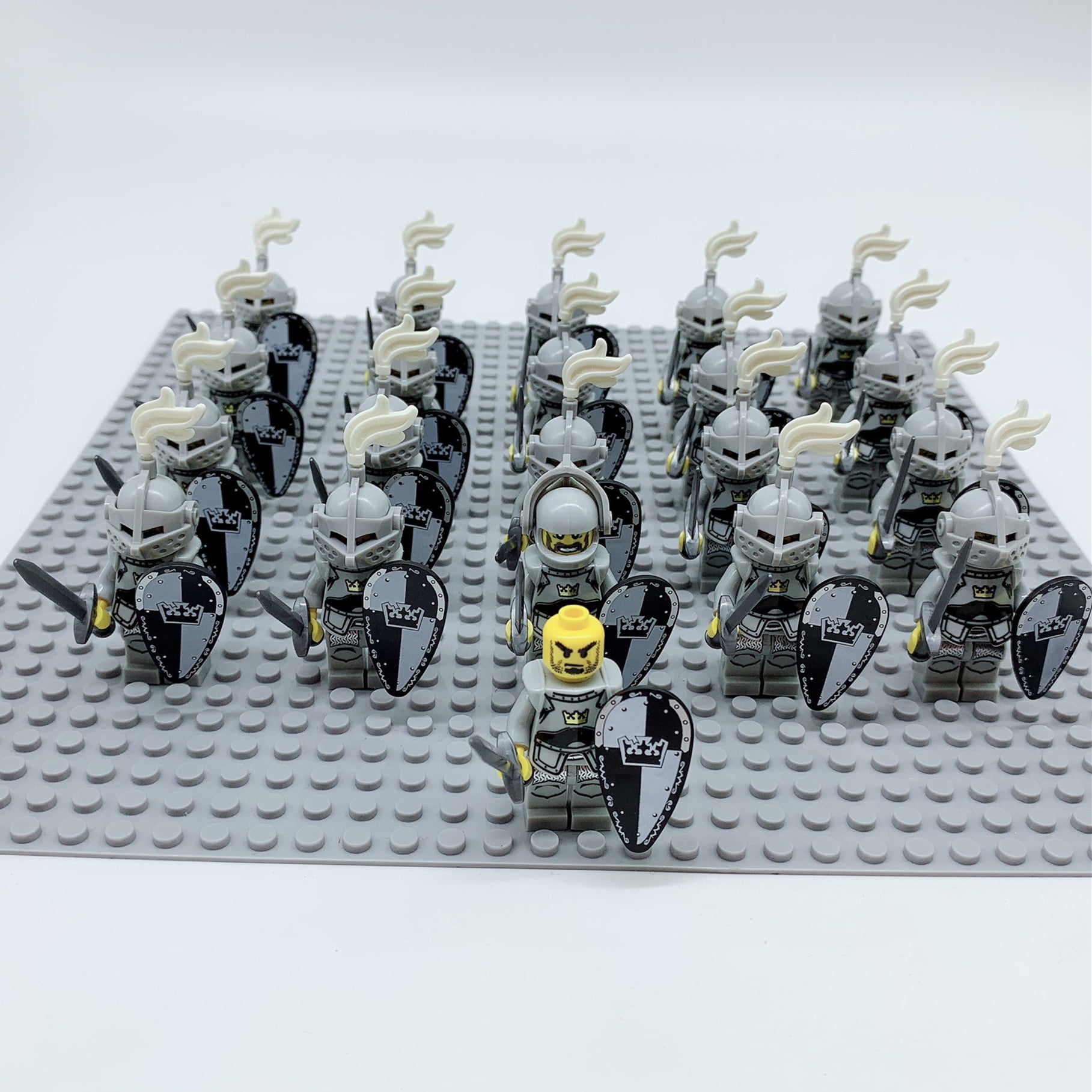 Building Block Soldier Minifigure, Knight Soldier Action Figure Army 2 ...
