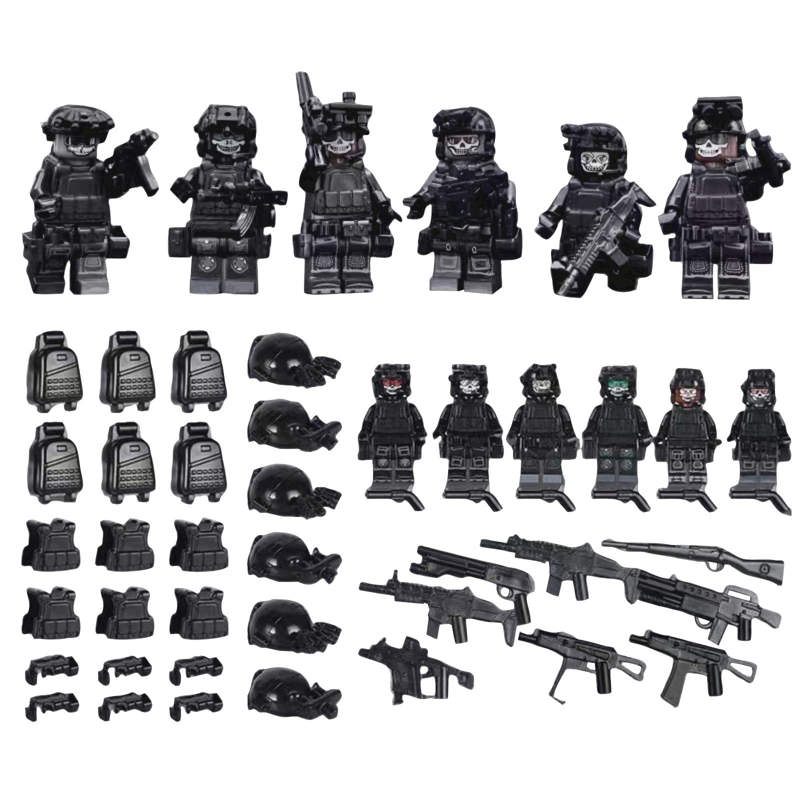 Building Block Soldier Minifigure, Knight Soldier Action Figure Army 2 ...