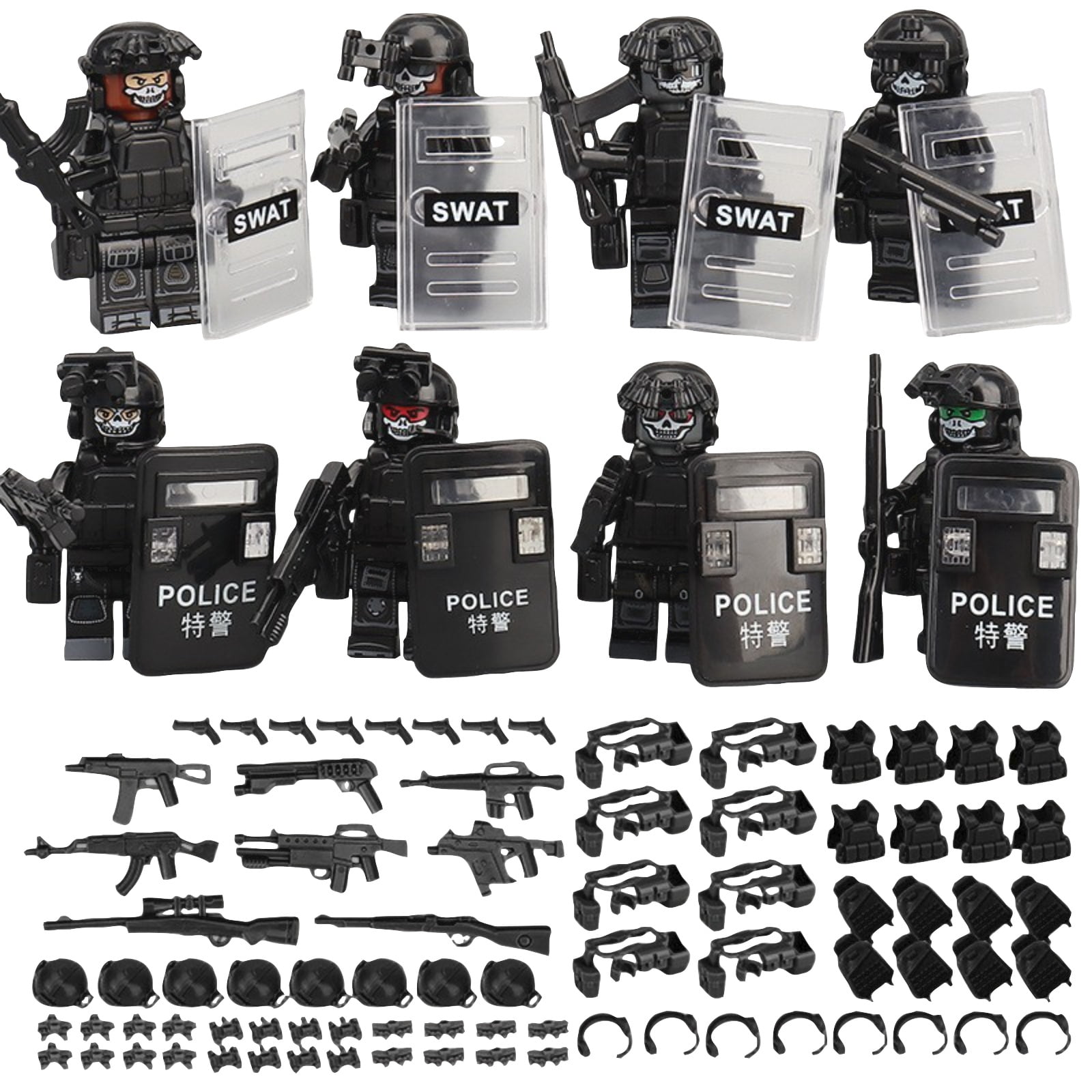 Building Block Soldier Minifigure, Modern Soldier Action Figure Army 2 ...