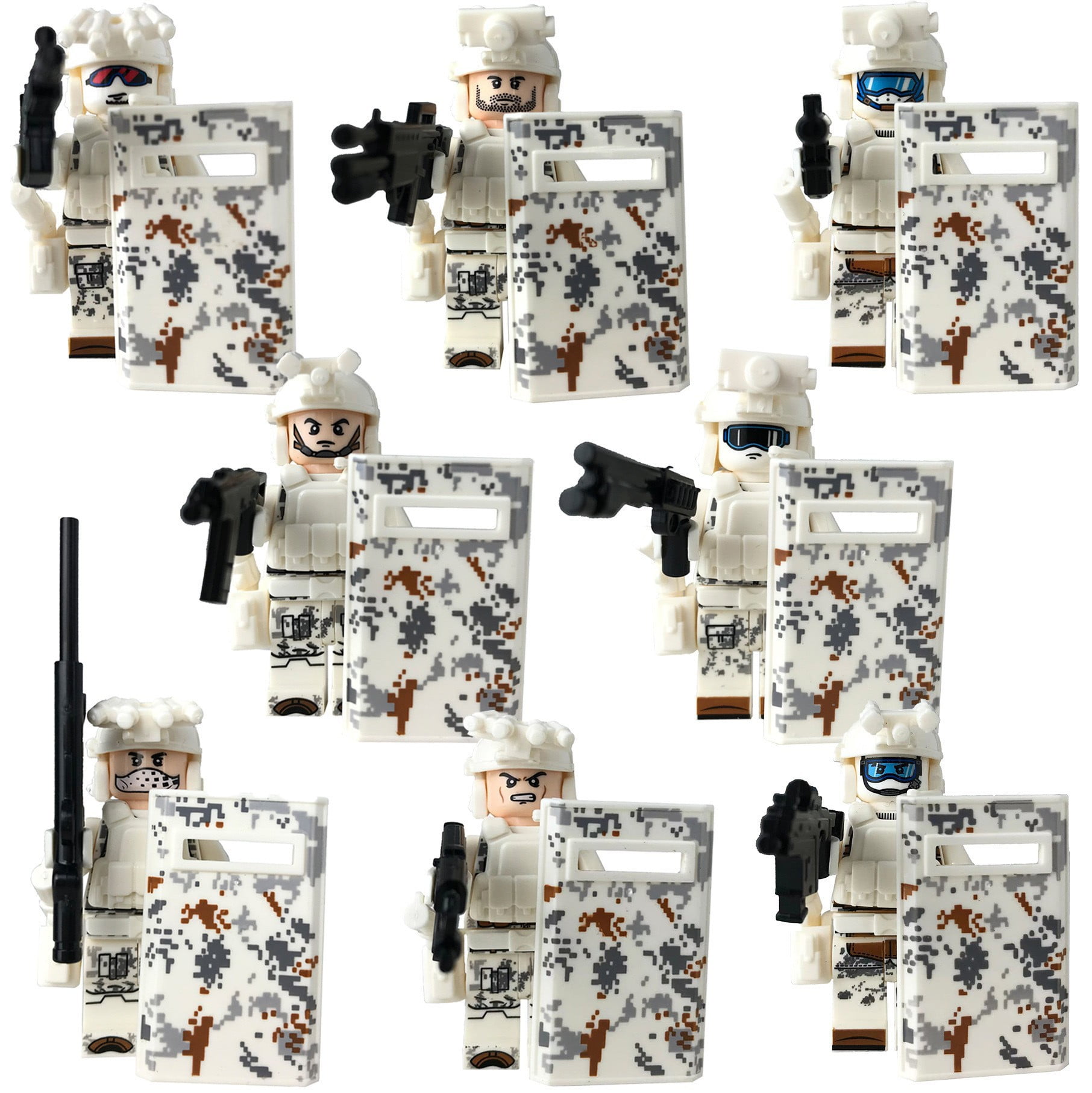 Building Block Soldier Minifigure, Modern Soldier Action Figure Army 2 ...