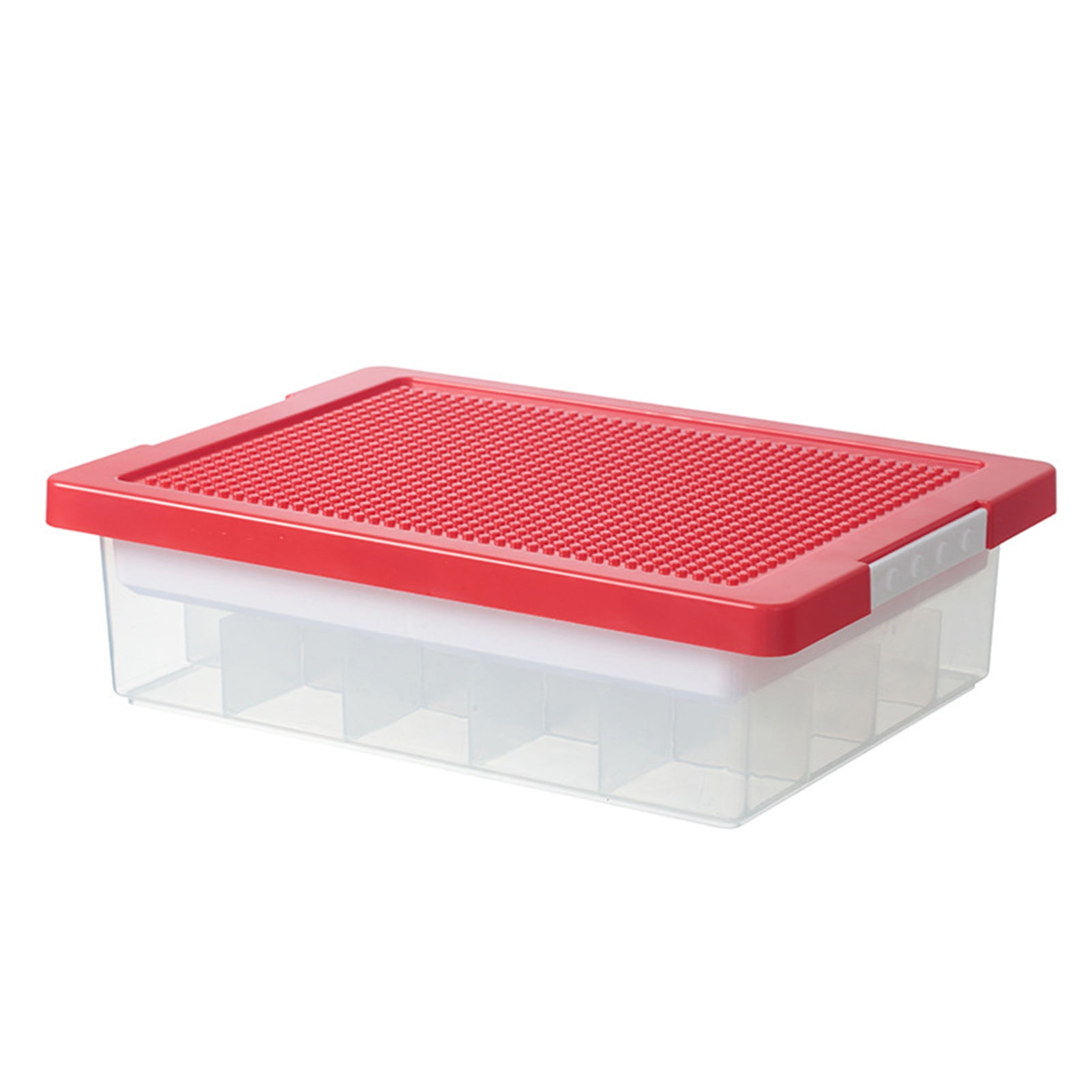 Building Block Storage Box with Removable Cover Multi Compartments ...