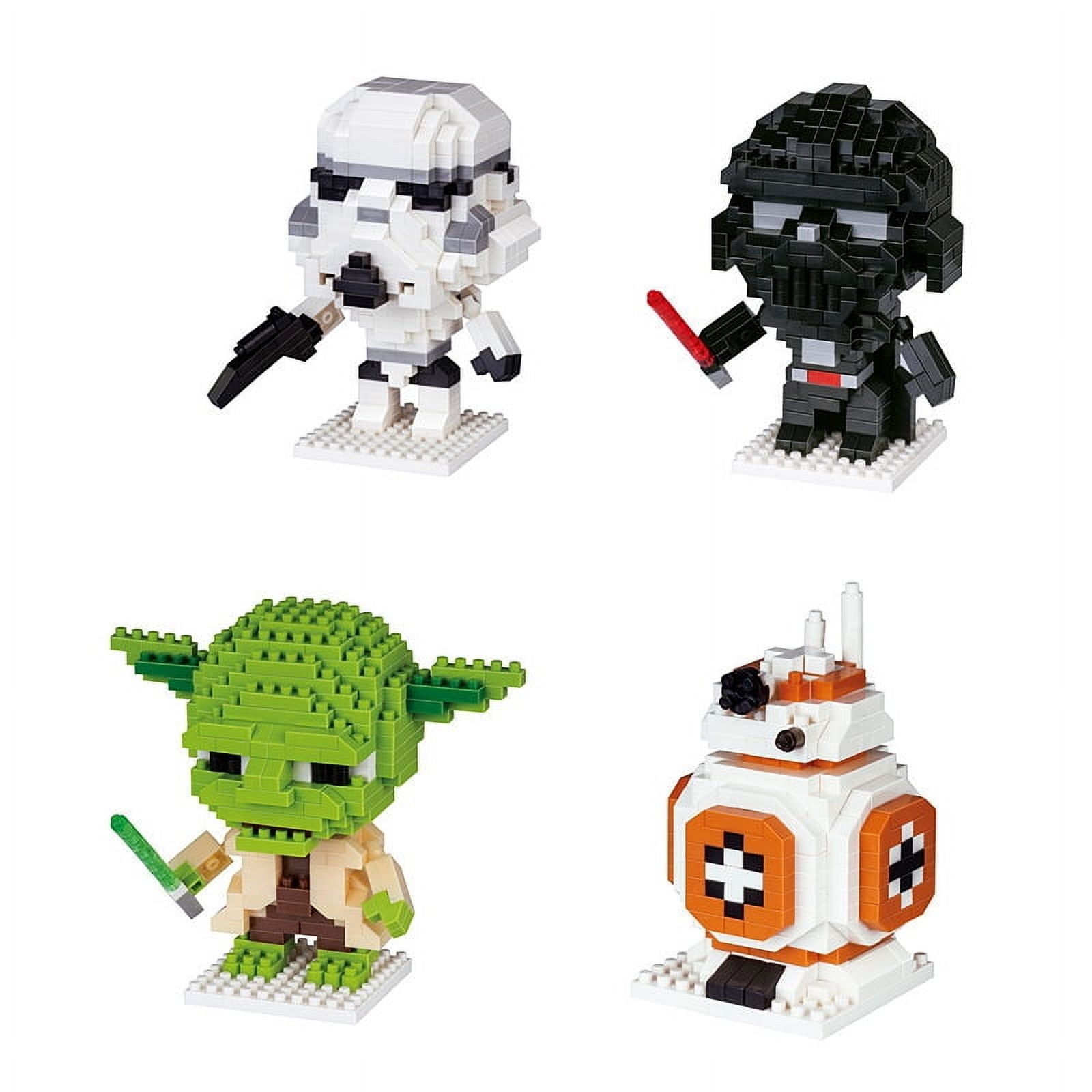 Building Blocks Anime Master Yoda Bricks Cartoon Action Figures Heads ...