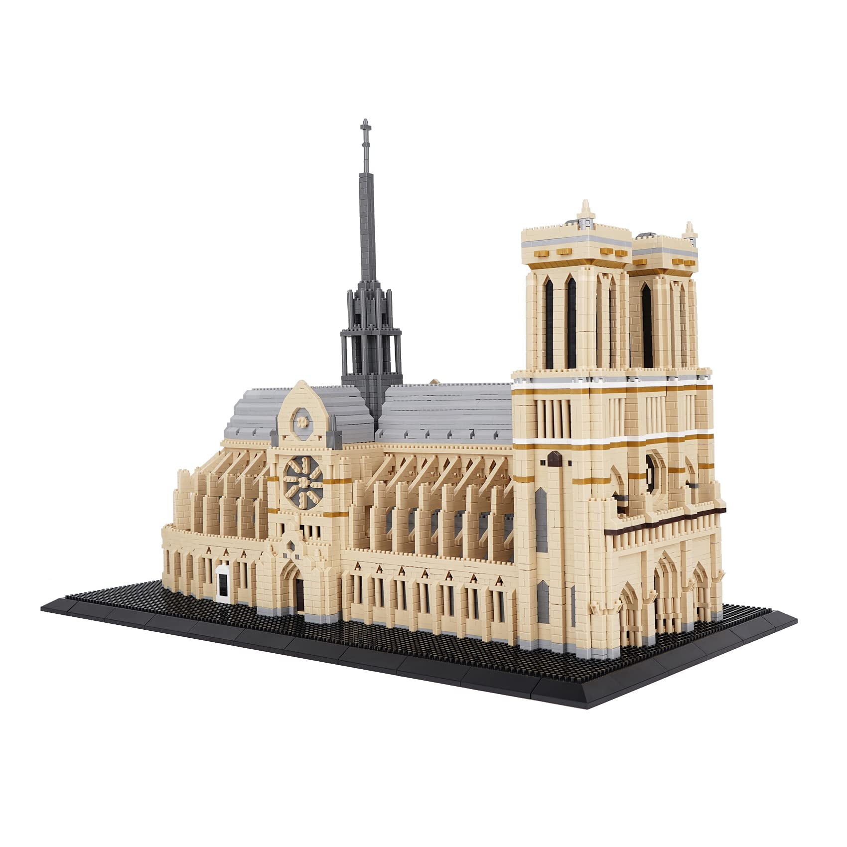 Building Blocks, Architecture Notre Dame de Paris Model Micro Mini ...