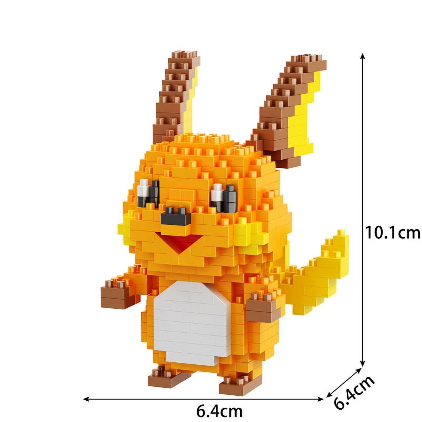 Building Blocks Assembly Anime Picachu Charizard Doll Blastoise ...