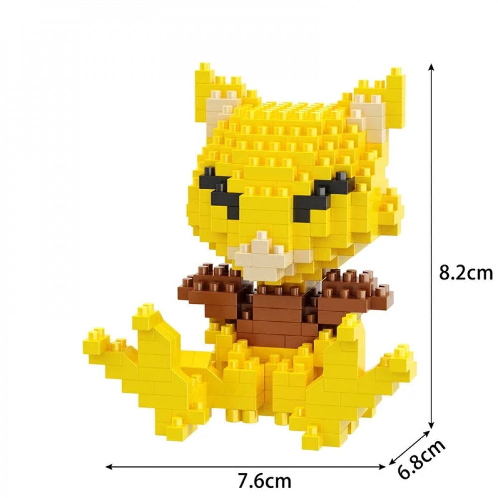Building Blocks Assembly Anime Picachu Charizard Doll Blastoise ...