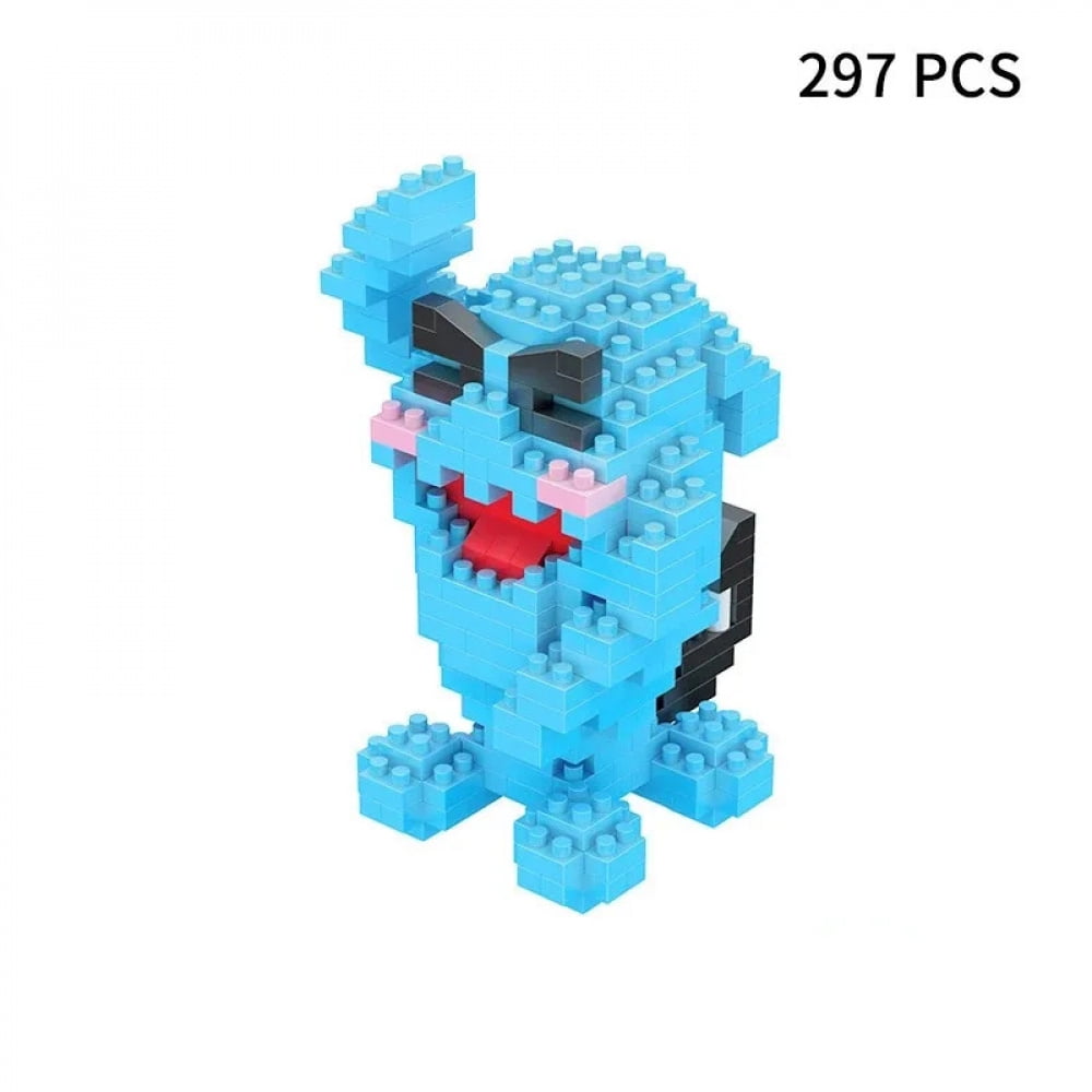 Building Blocks Assembly Anime Picachu Charizard Doll Blastoise ...