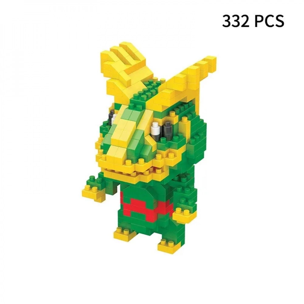 Building Blocks Assembly Anime Picachu Charizard Doll Blastoise ...