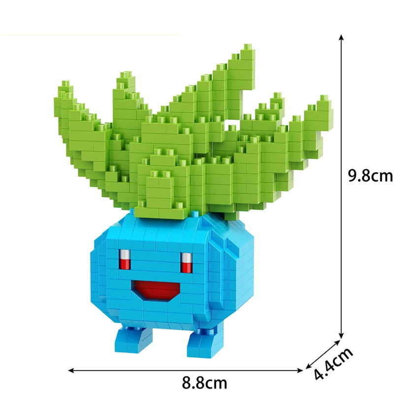 Building Blocks Assembly Anime Picachu Charizard Doll Blastoise ...