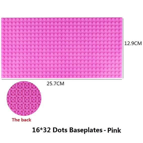 Building Blocks Baseplate 32*32 16x32 Dots Double Sided Base Plate ...