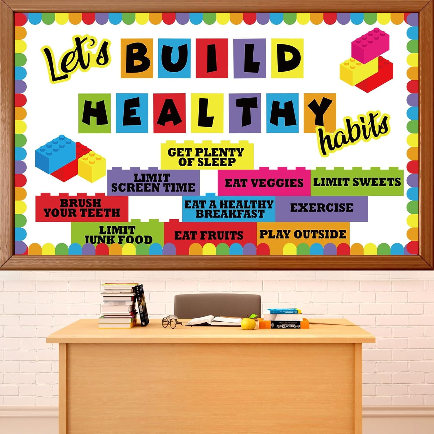 Building Blocks Bulletin Board Decorations Classroom Building Healthy ...