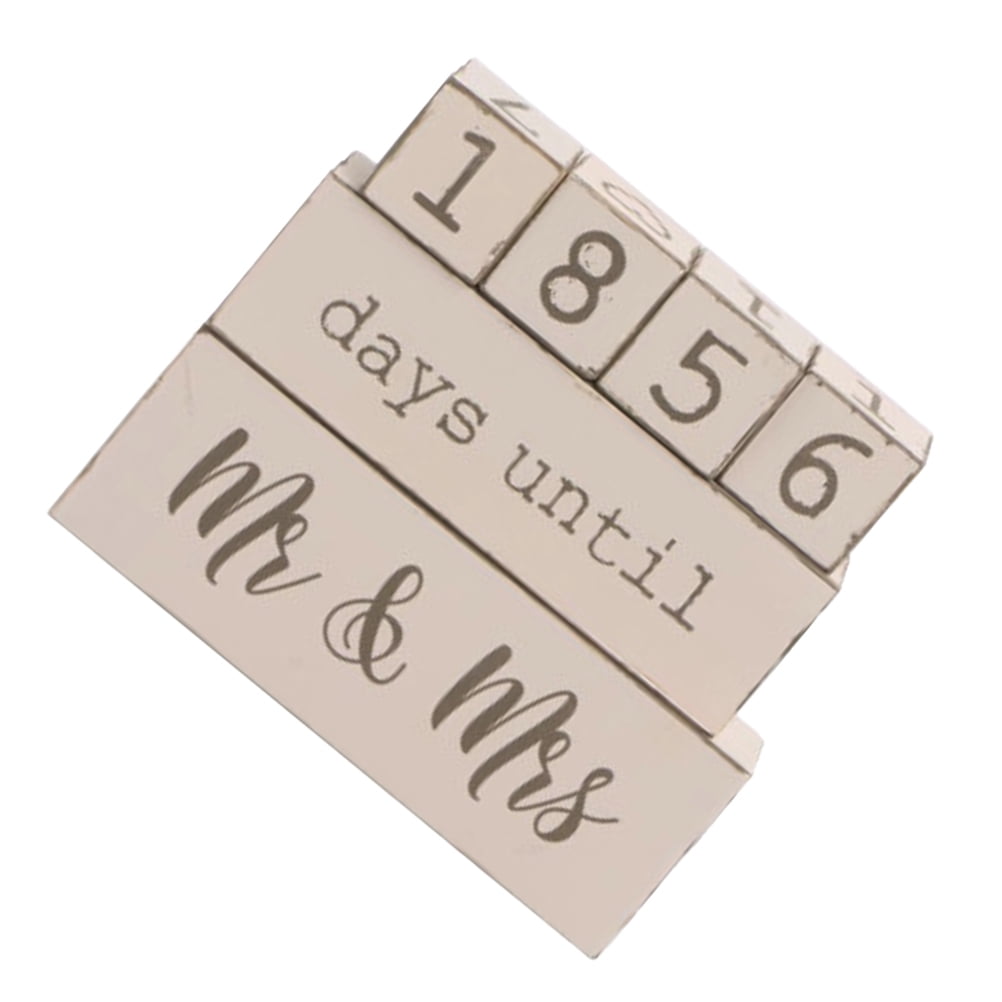 Building Blocks Calendars Gift for Office The Desk Decor Vintage Signs ...