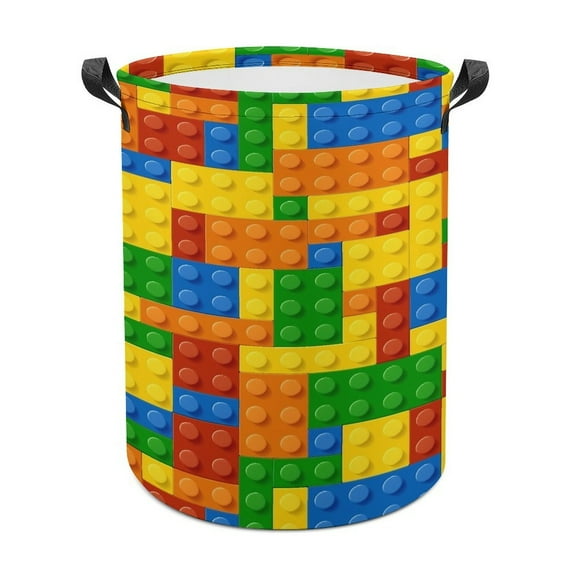 Building Blocks Construction Brick Laundry Basket for Dirty Clothes ...