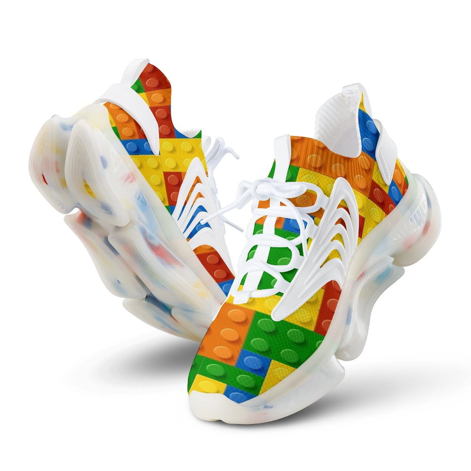 Building Blocks Construction Brick Walking Shoes for Men Woman ...