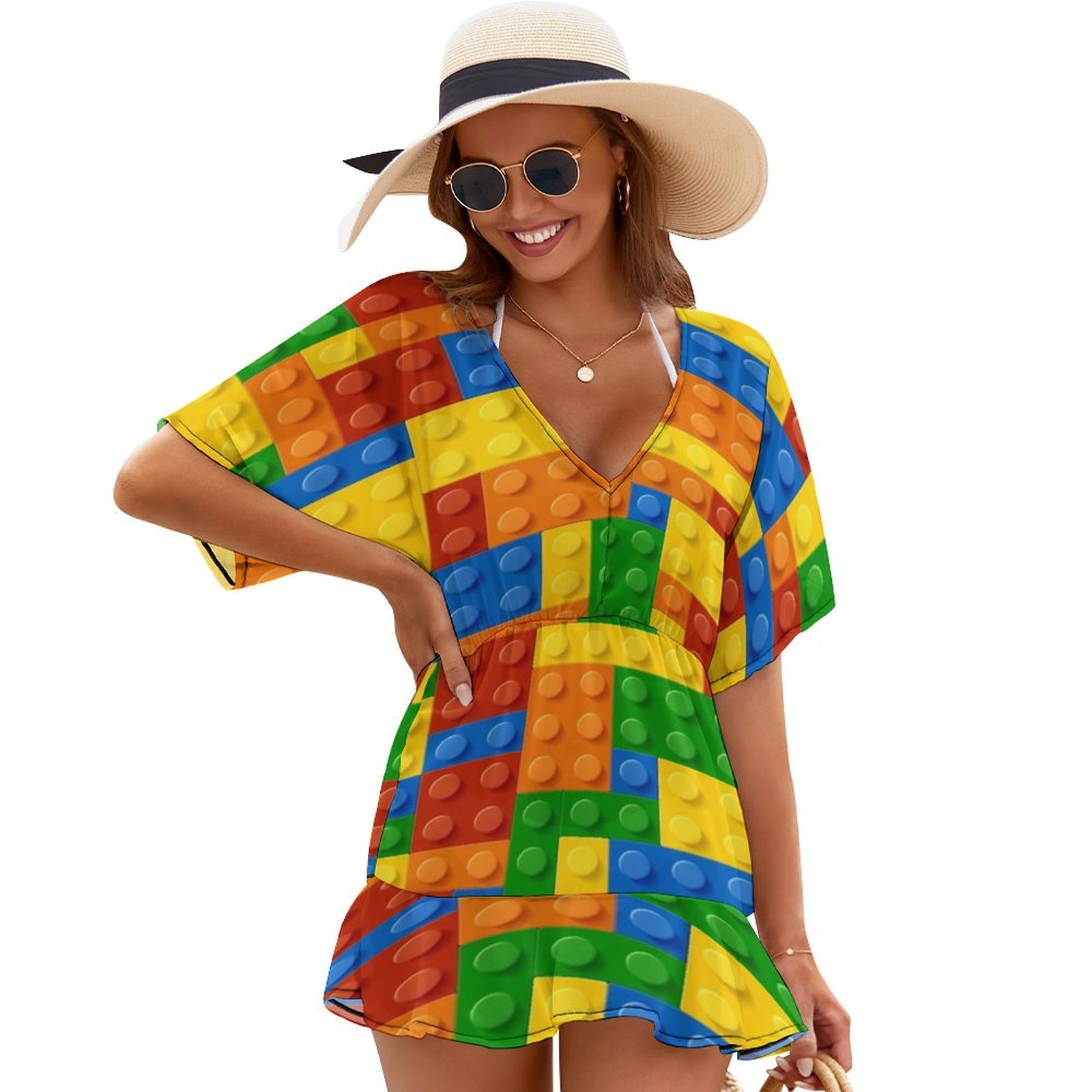 Building Blocks Construction Brick Women's Luxury Party Dress Evening ...