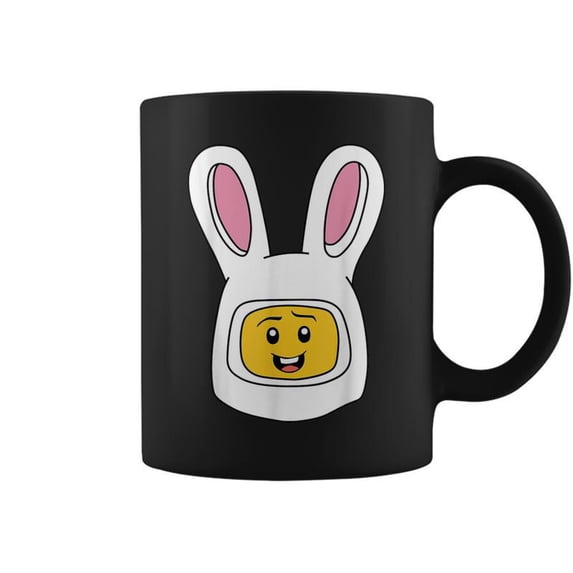 Building Blocks Face Figure Rabbit Easter Day Master Builder Coffee ...