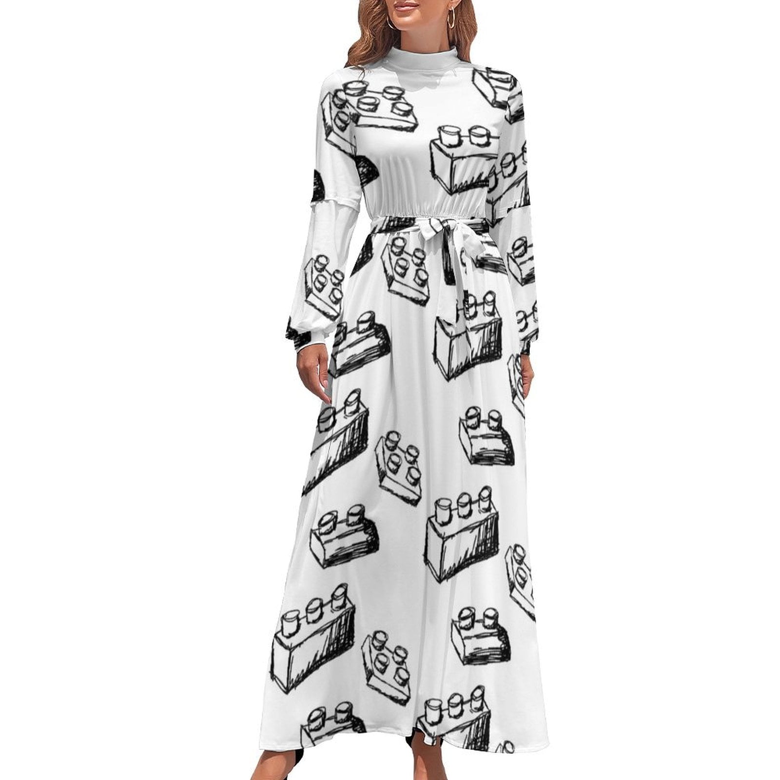 Building Blocks Long Dress chic and elegant evening dress Long dress ...