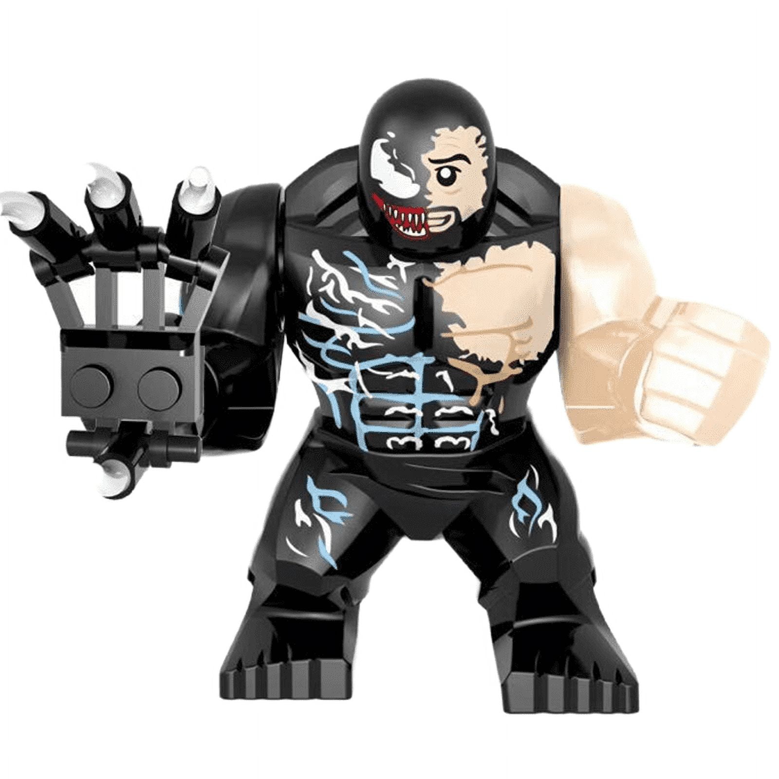 Building Blocks Mini Model Figures Big Goblin Spiderman Iron Man Venom Captain Hawk Deadpool ...