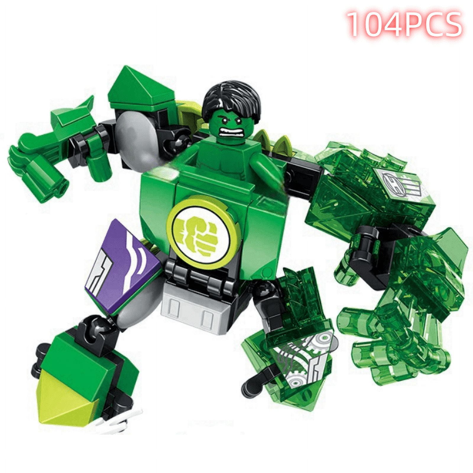 Building Blocks Mini Model Figures Compatible Marvel Spiderman Iron Man ...