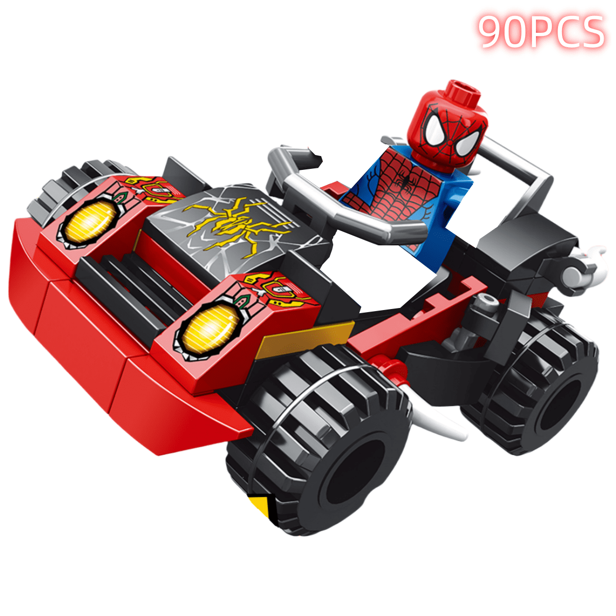Building Blocks Mini Model Figures Compatible Marvel Spiderman Iron Man Venom Captain Hawk ...