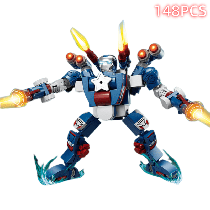 Building Blocks Mini Model Figures Compatible Marvel Spiderman Iron Man ...