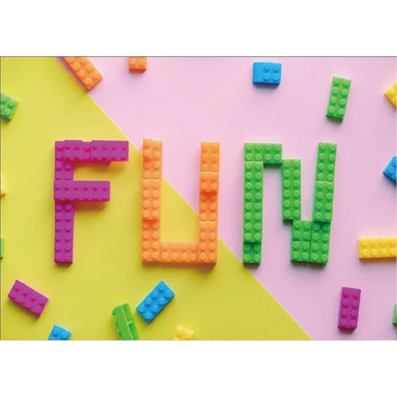 Building Blocks Party rations Backdrop For Photography Birthday ...