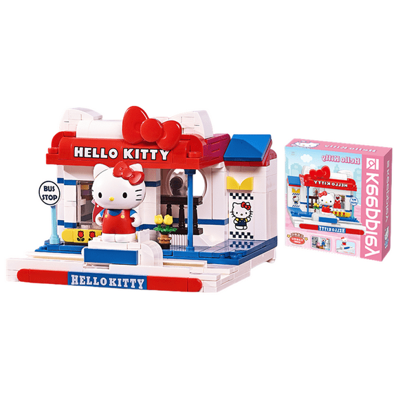 Building Blocks Sanrio Hello Kitty Kuromi Cinnamoroll My Melody Figure ...