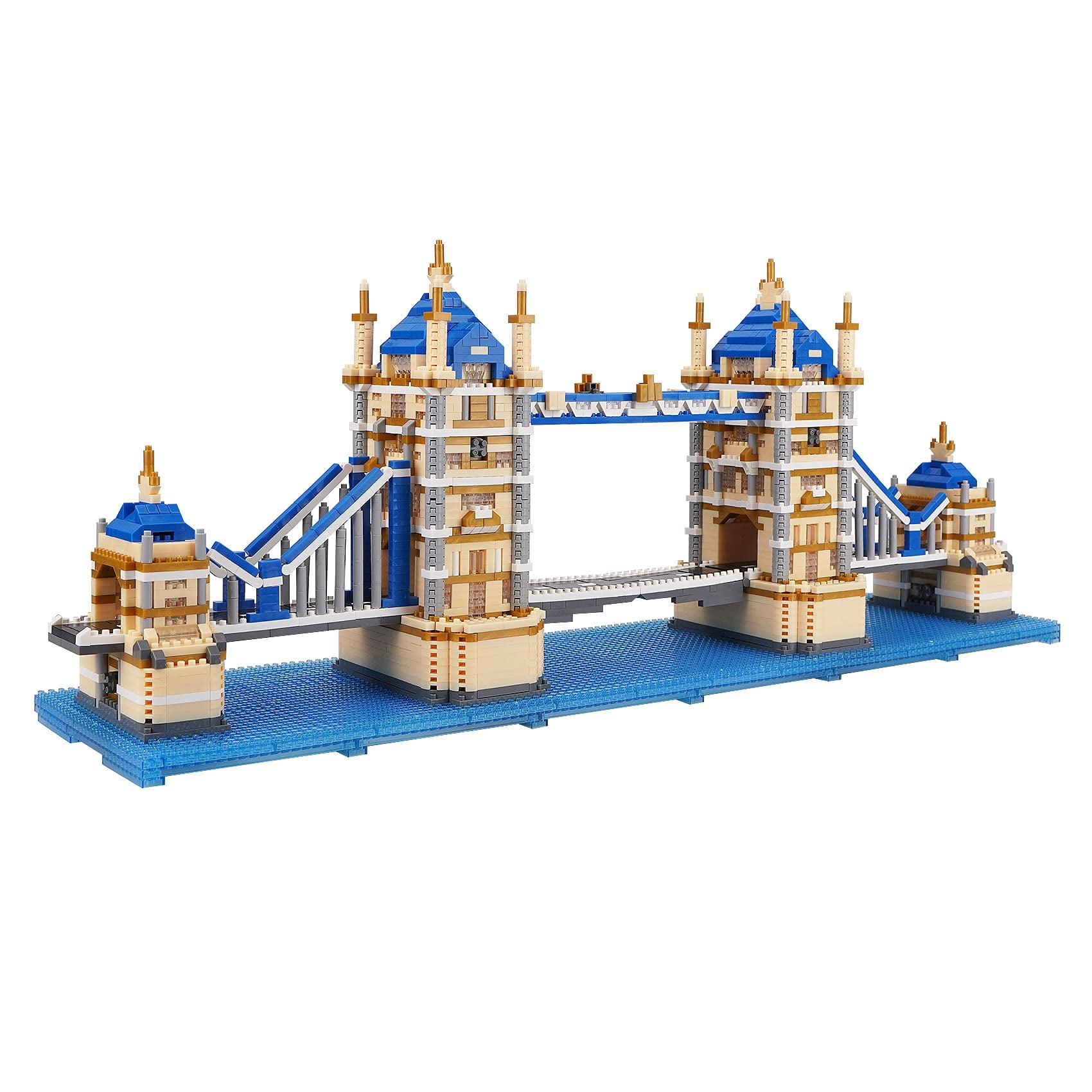 Building Blocks Set, London Tower Bridge Model Micro Mini Blocks, 3800 PCS Architecture Model ...