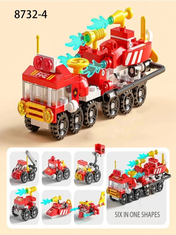 Building Blocks Small Particles 6-in-1 Building Blocks Assembling and ...