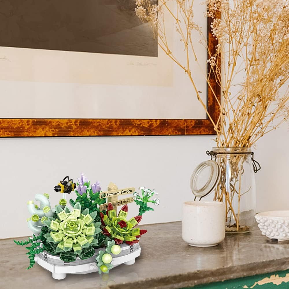 Walmart Building Blocks Kit, Bonsai Tree & Succulent Plants, 3D DIY Toy ...