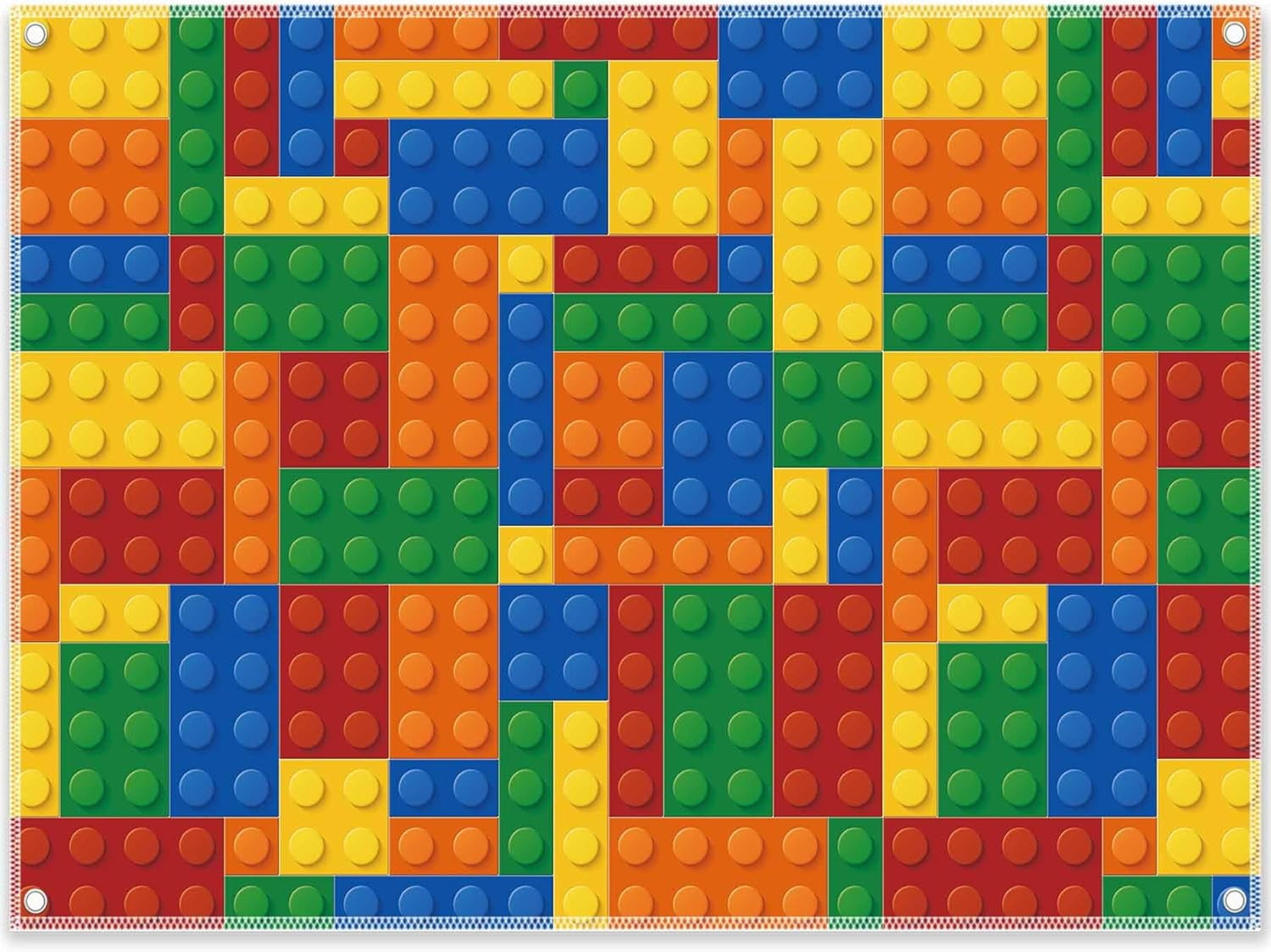 Building Blocks Theme Backdrop Colored Toy Bricks Photography ...