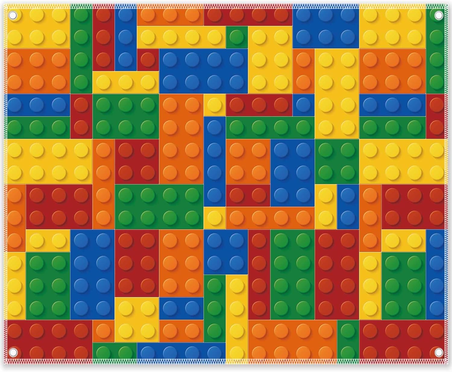 Building Blocks Theme Backdrop Colored Toy Bricks Photography ...