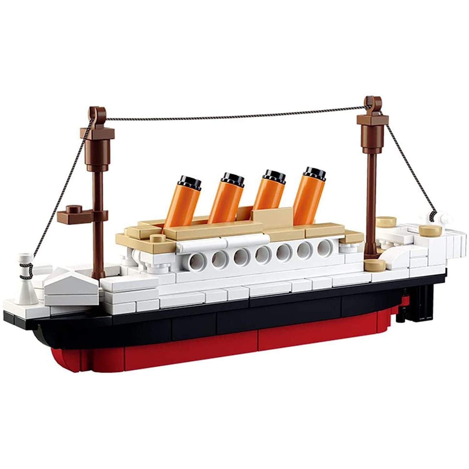 Kiddopark Titanic Ship Toy, 3D Building Blocks Model for Kids, 194PCS ...