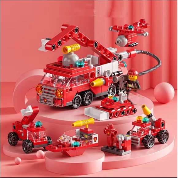 Fire Station Building Blocks