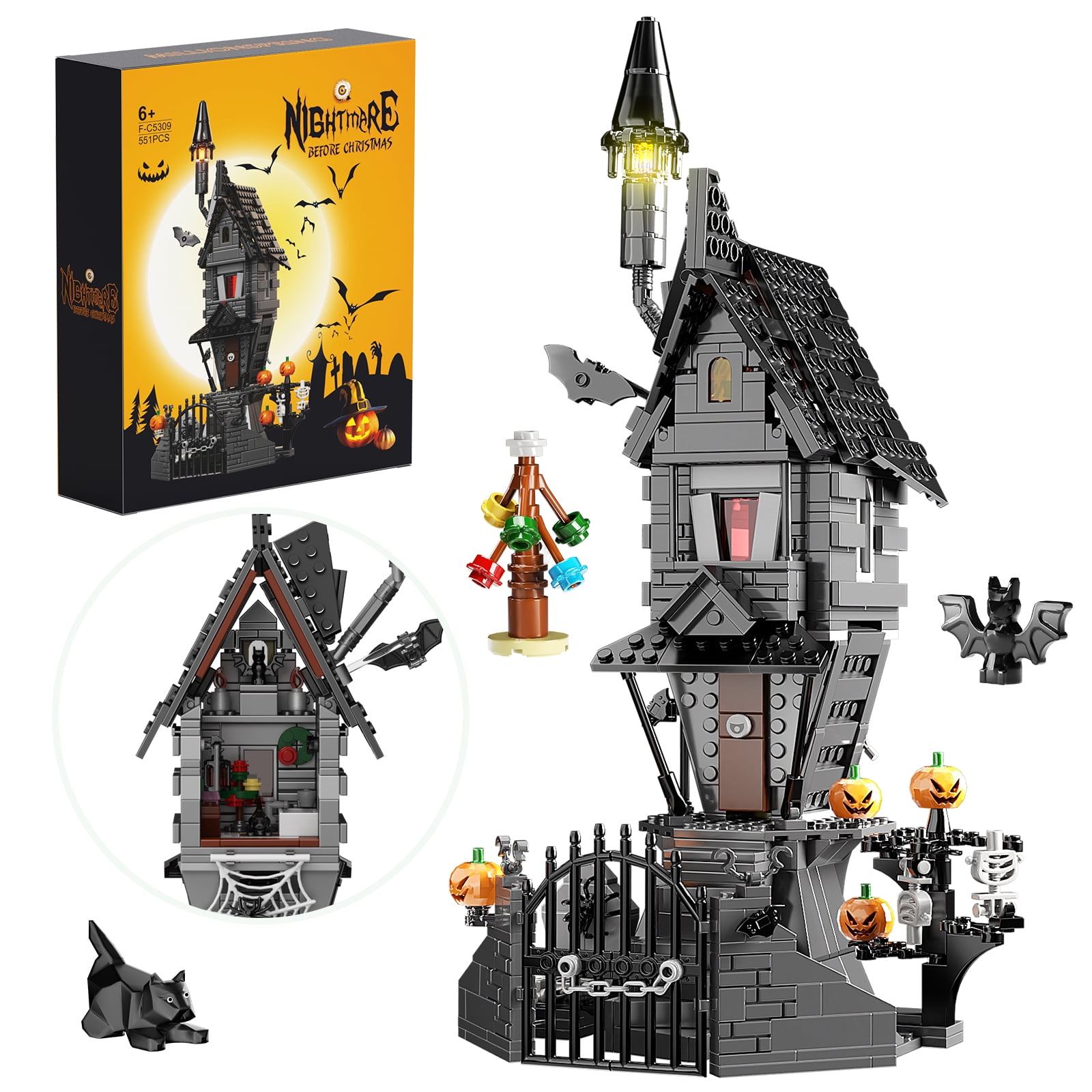 Building Blocks Toys Nightmare before Christmas Halloween Gift ...