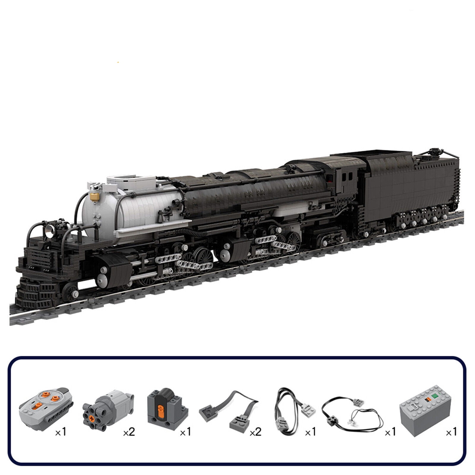 Building Blocks for Union Pacific 4014 Big Boy RC Train Power Function ...