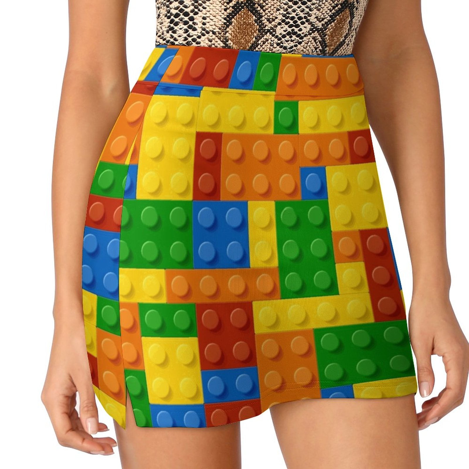 Building Blocks truction Brick Women's skirt Y2K Summer Clothes 2022 ...