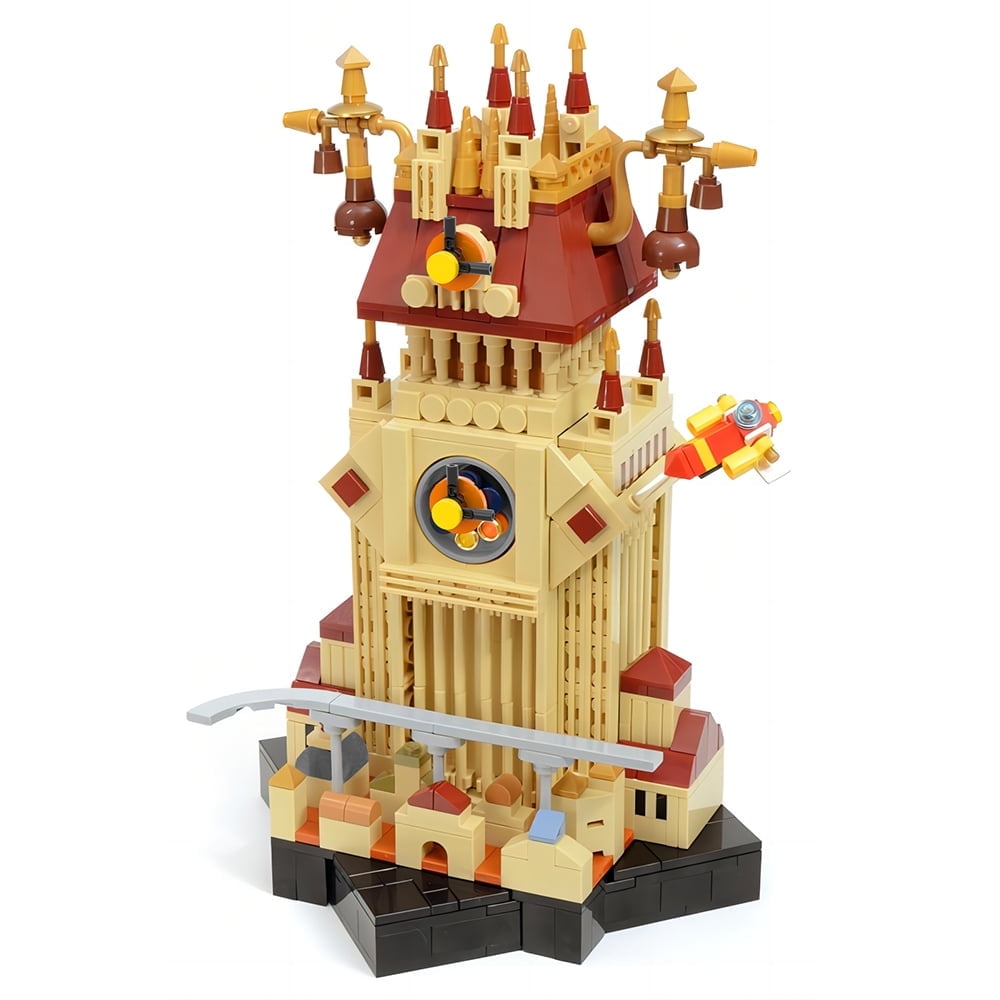 Kingdom Hearts Bell Tower DIY Building Blocks Set, 1050Pcs Advanced ABS ...