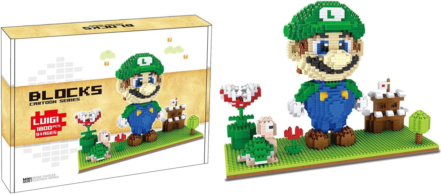 Building Bricks 2000/2300/1800 Pieces Set - Classic Anime Building Sets ...