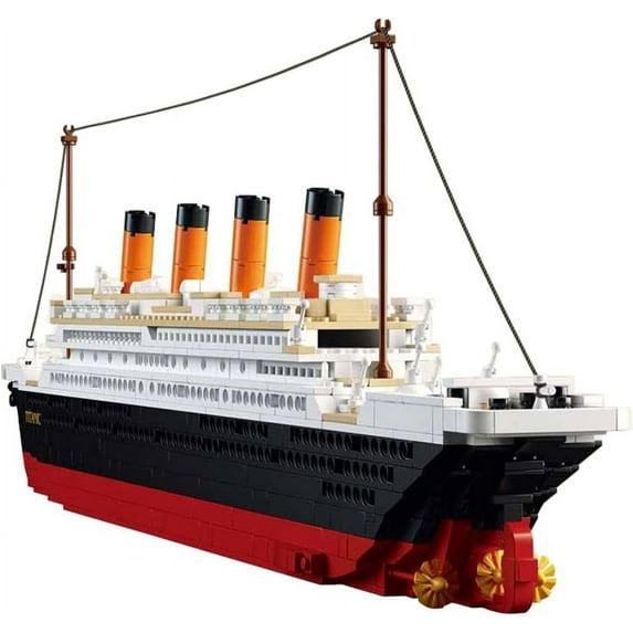 Building Bricks for Titanic 1021 Pieces Block Model Kit - Walmart.com