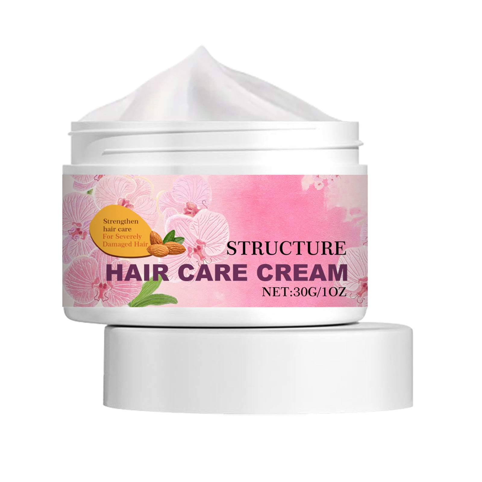 Building Hair Almond Keratin For Strongly Structured Hair Reduces Split ...