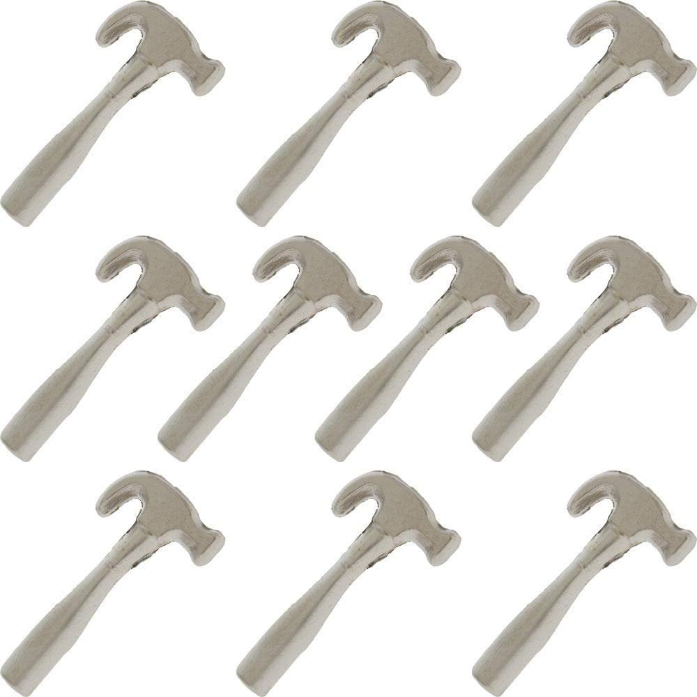 Building Hammer Lapel Pin Silver 10 - Walmart.com