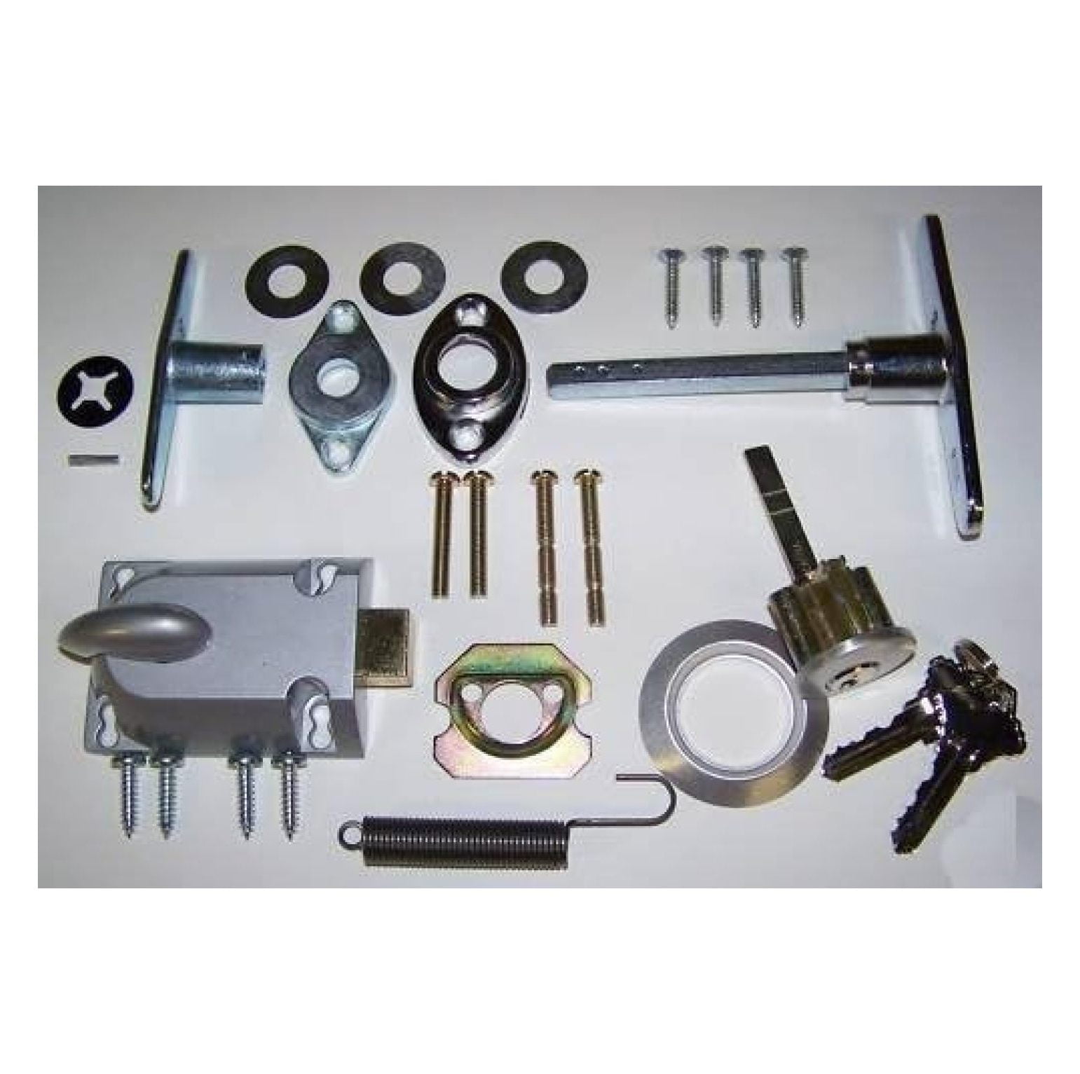 Building & Hardware Garage Door Lock Cylinder& T Handle Kit - Walmart.com