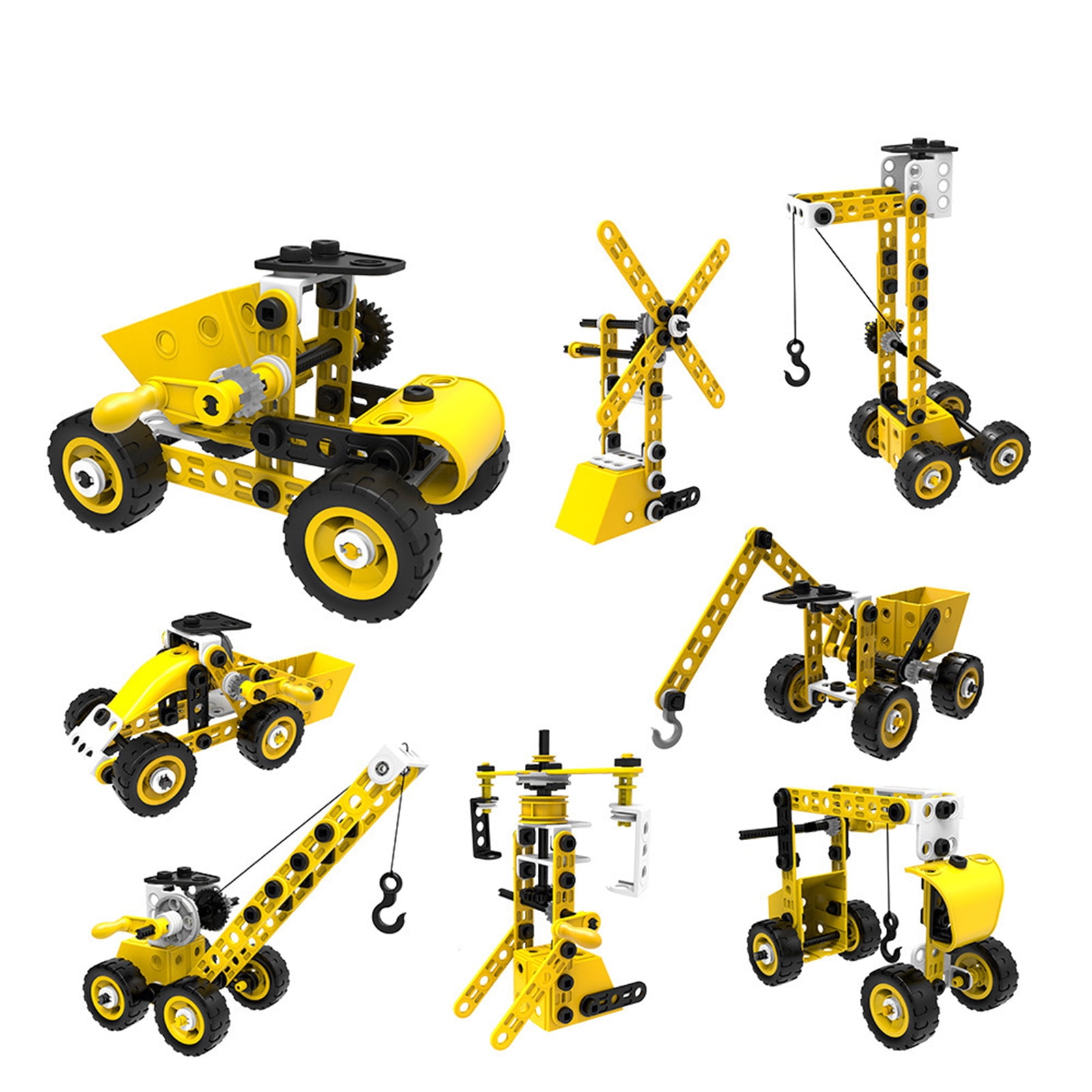 Building Kit Toys for Boys Robot Kits for Boys 6-12, 8 In 1 Erector Set ...