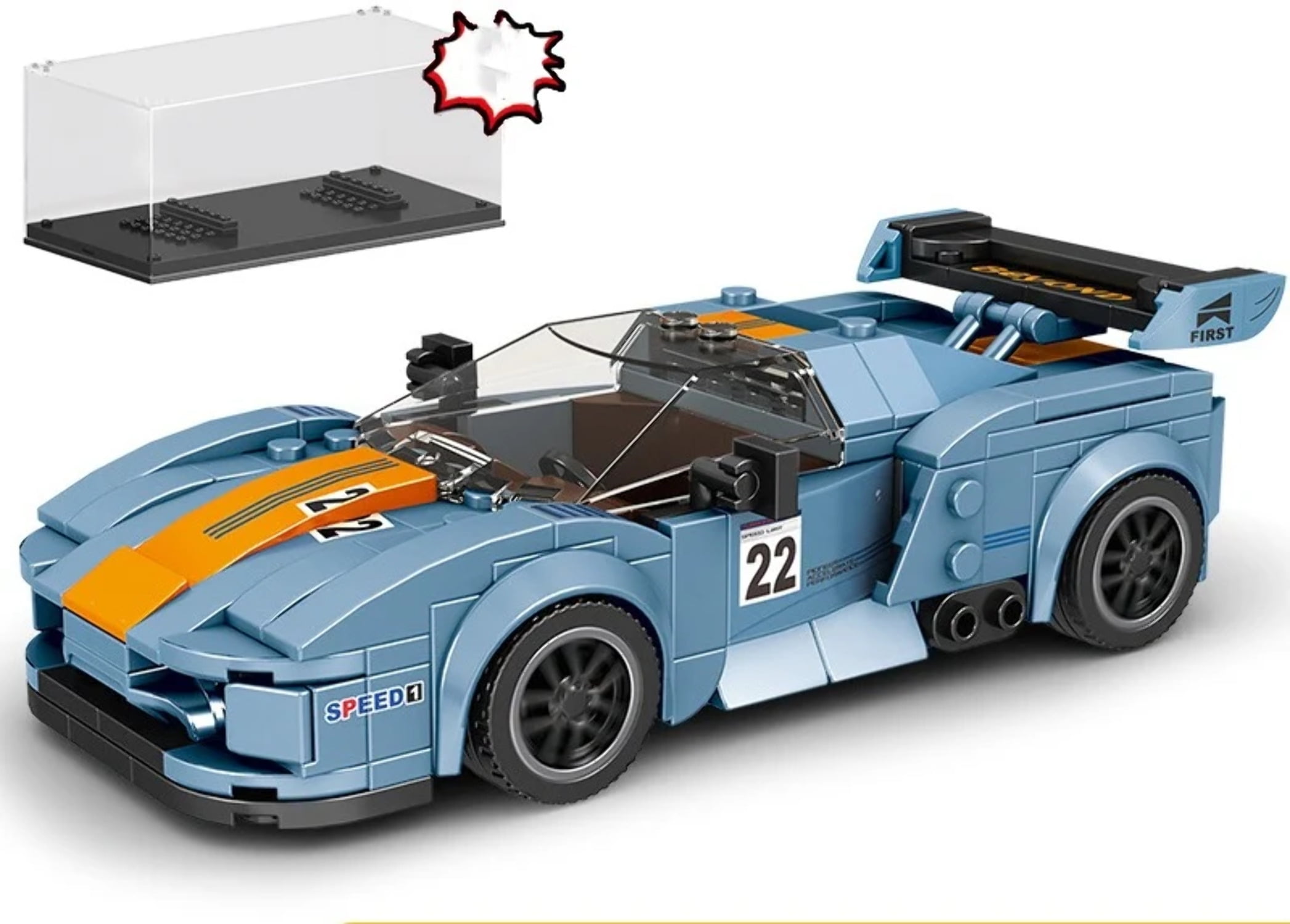 Building MOC Building Blocks Supercar Racing Models - Walmart.com