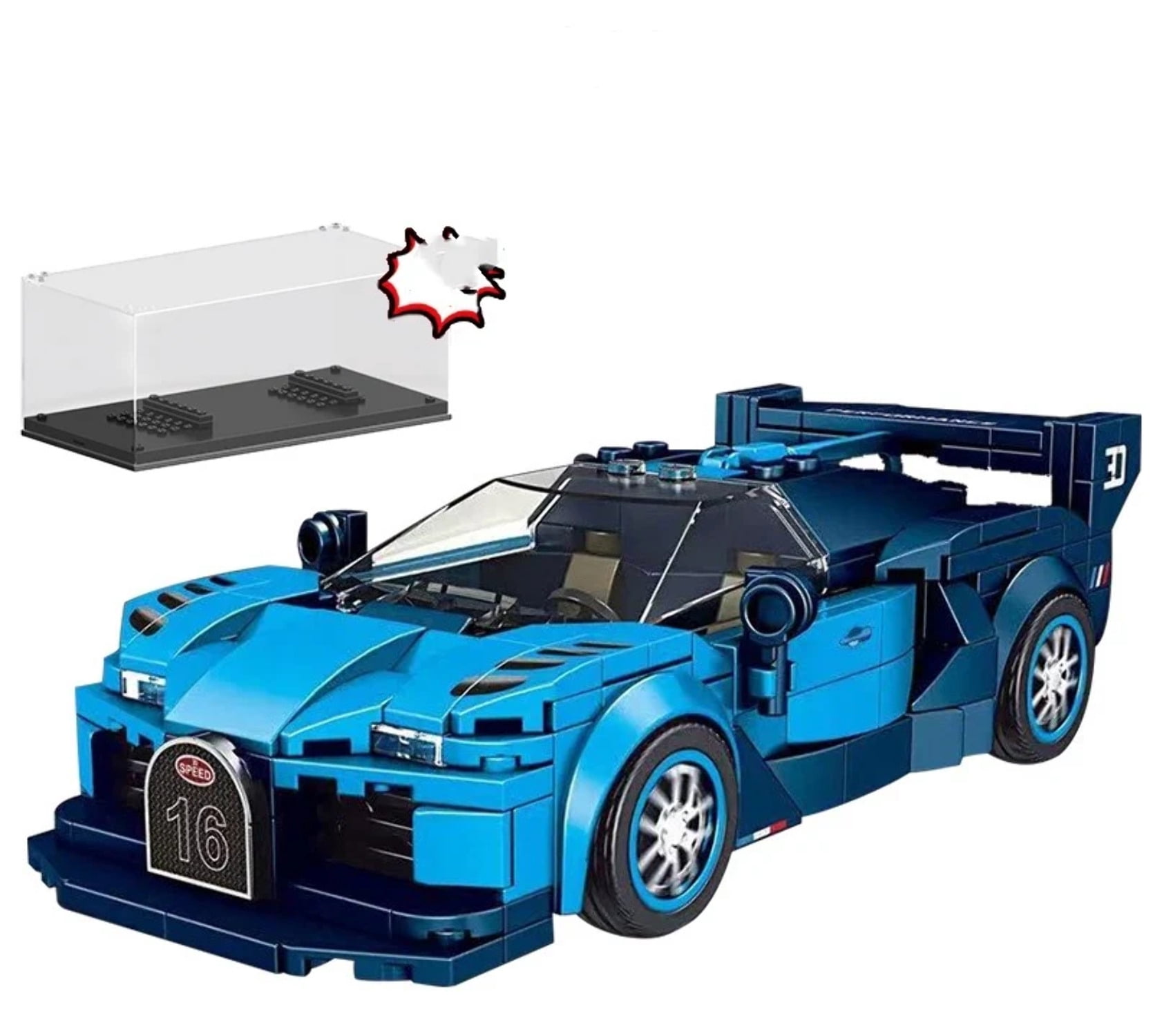 Building MOC Building Blocks Supercar Racing Models - Walmart.com